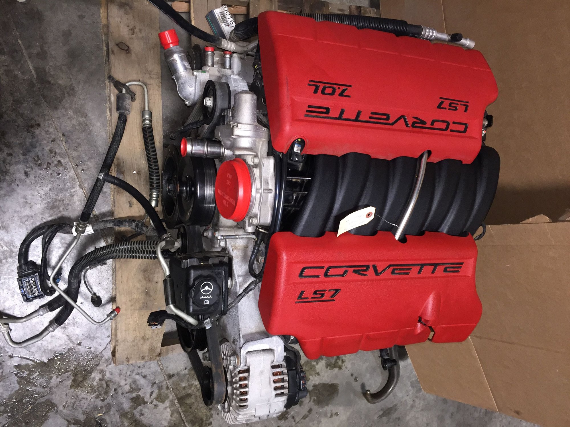 2008 Corvette Z06 427 LS7 7.0L Engine Drop Out Dry Sump Motor 8k miles ...