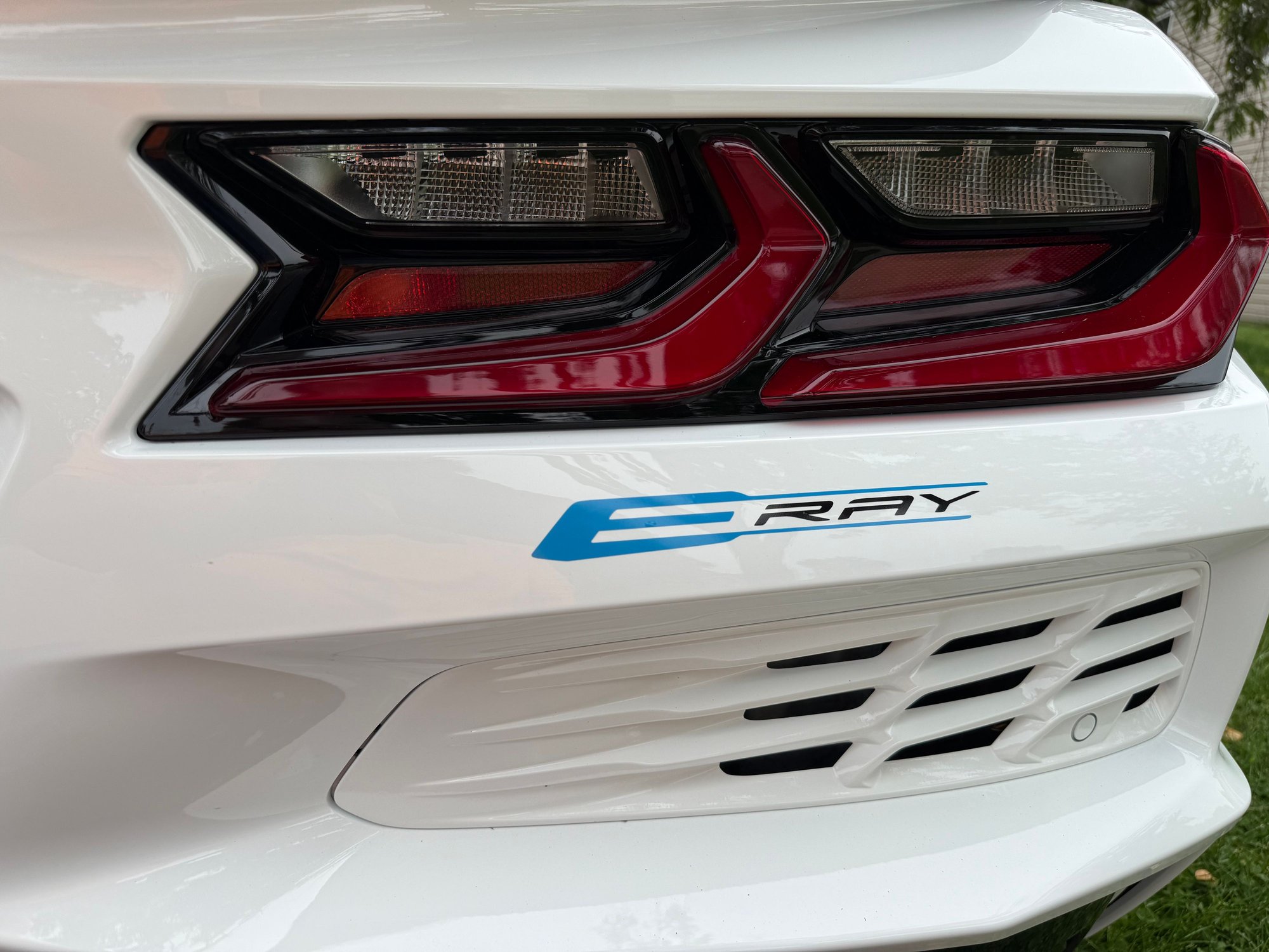 E-Ray Emblem in Rapid Blue with Carbon Flash Metallic - CorvetteForum ...