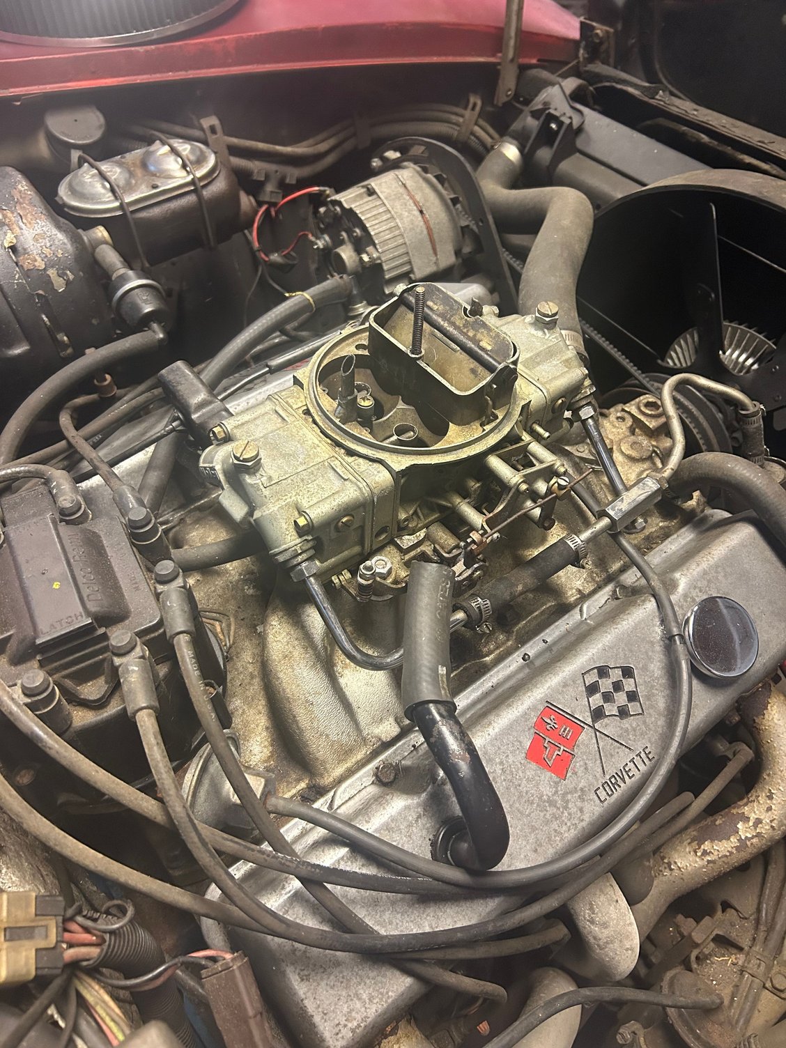 C3 corvette headlight vac system w/ holly carb - CorvetteForum ...