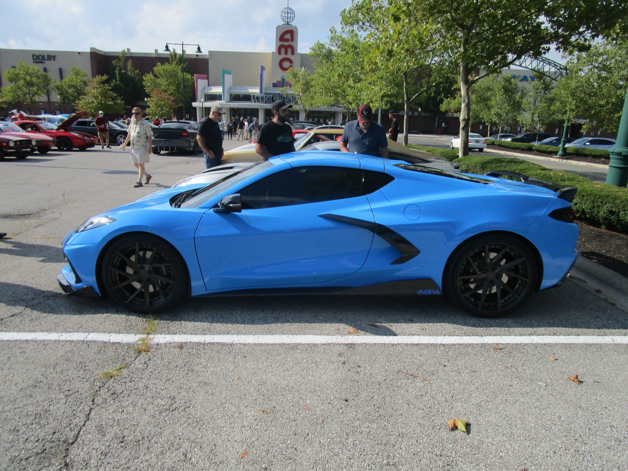 Spectra Gray or 5 Spoke Trident Black Wheels on Rapid Blue ...