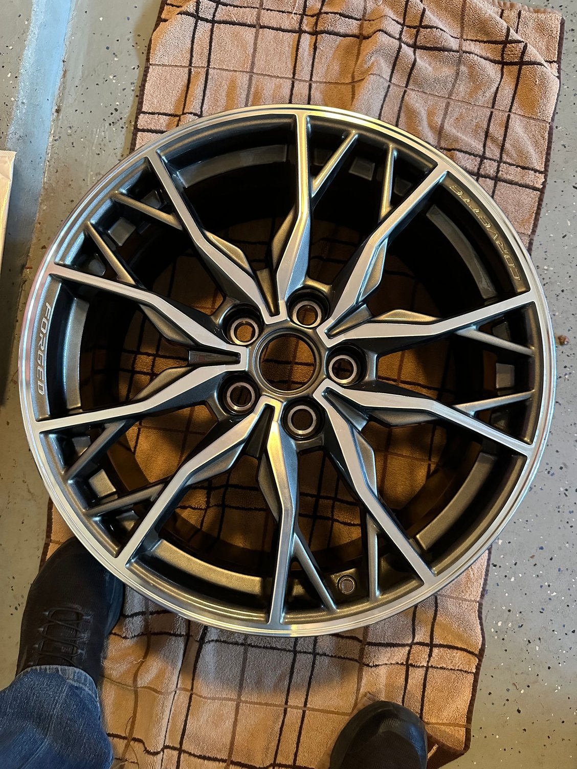 FS (For Sale) 19-Inch Front 20-Inch-Rear 20-Spoke Bright Machined Face ...
