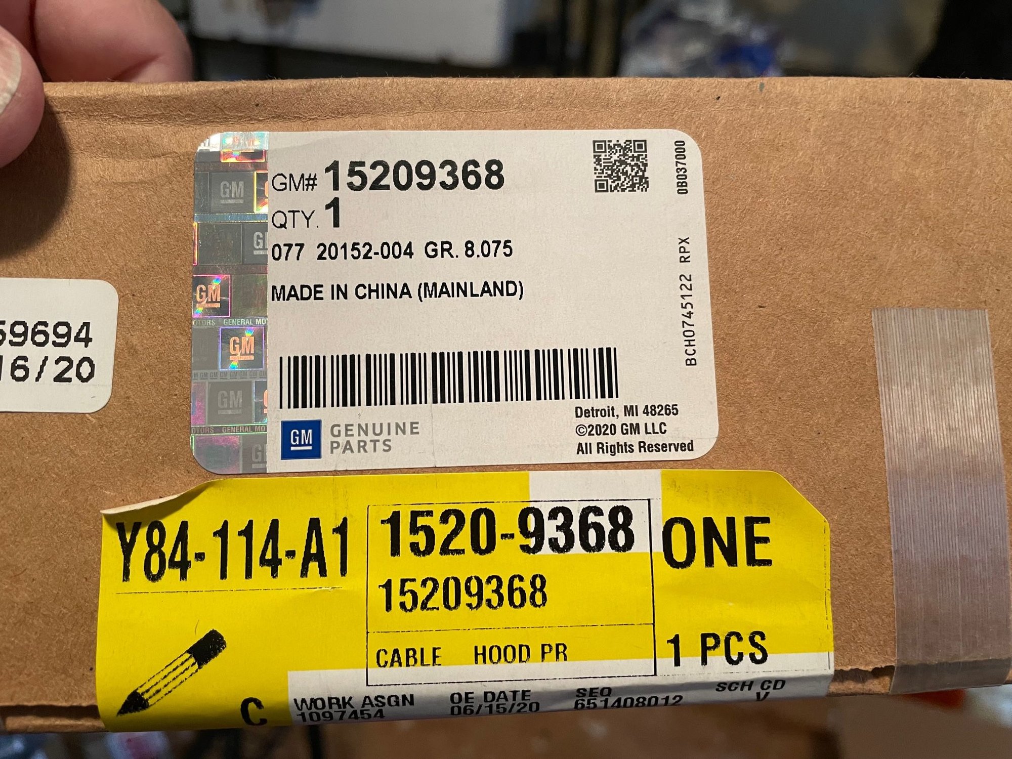 FS (For Sale) Hood Latch Release Cable & Ebony Hood Latch Release ...