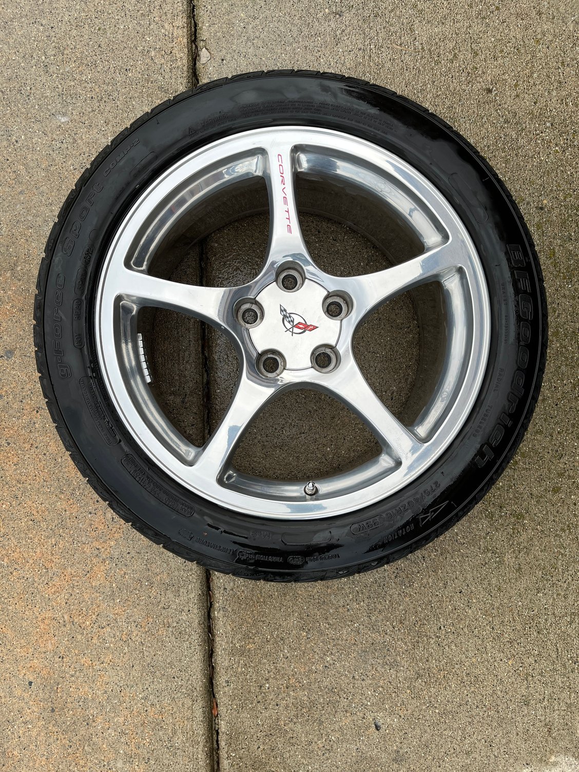 FS (For Sale) OEM 5 Spoke Wheels - CorvetteForum - Chevrolet Corvette ...