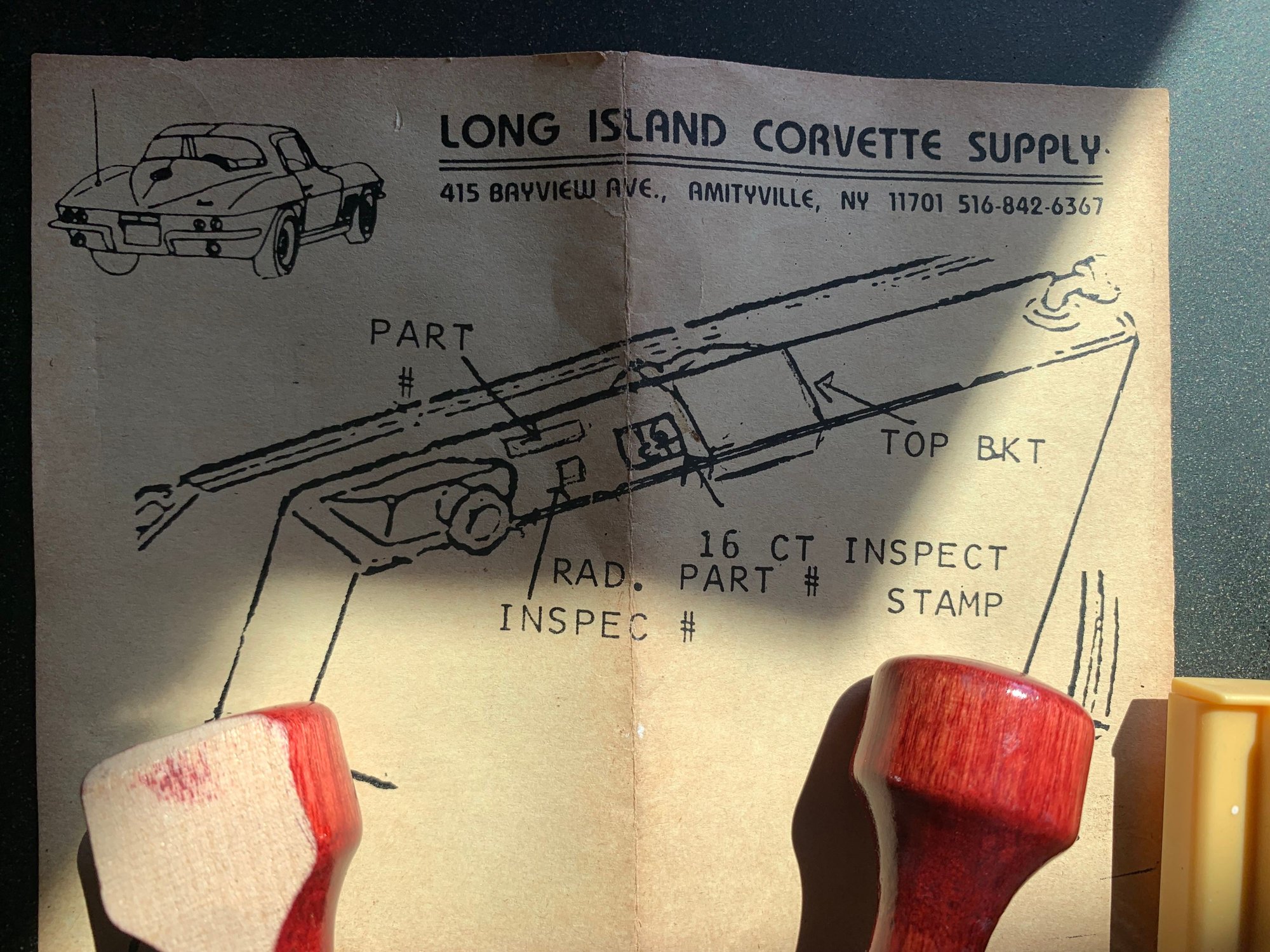 WTB (Want To Buy) Need Radiator Stamp - CorvetteForum - Chevrolet ...