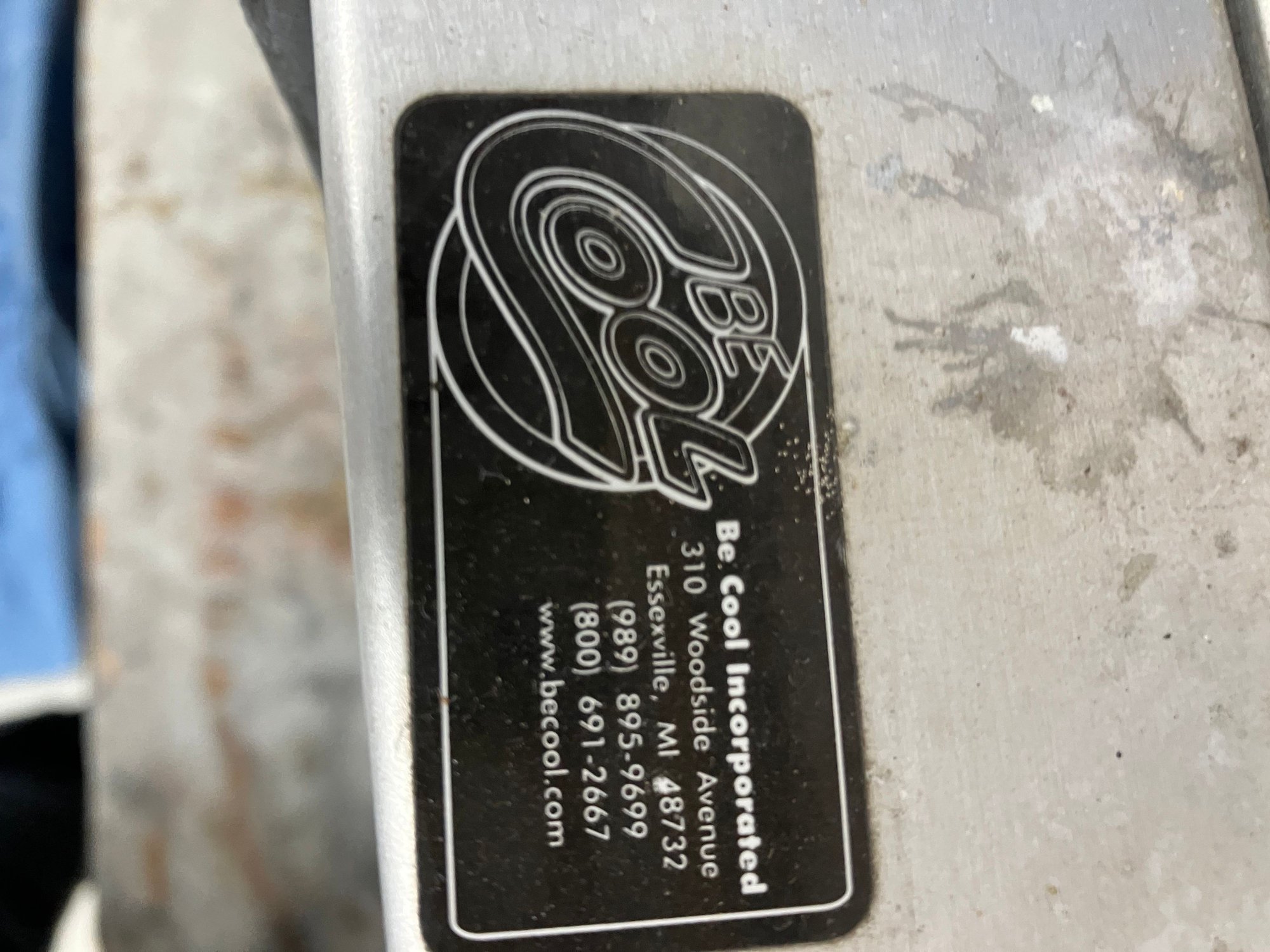 FS (For Sale) Be-Cool Radiator with Fan and ‘60 OEM Radio ...
