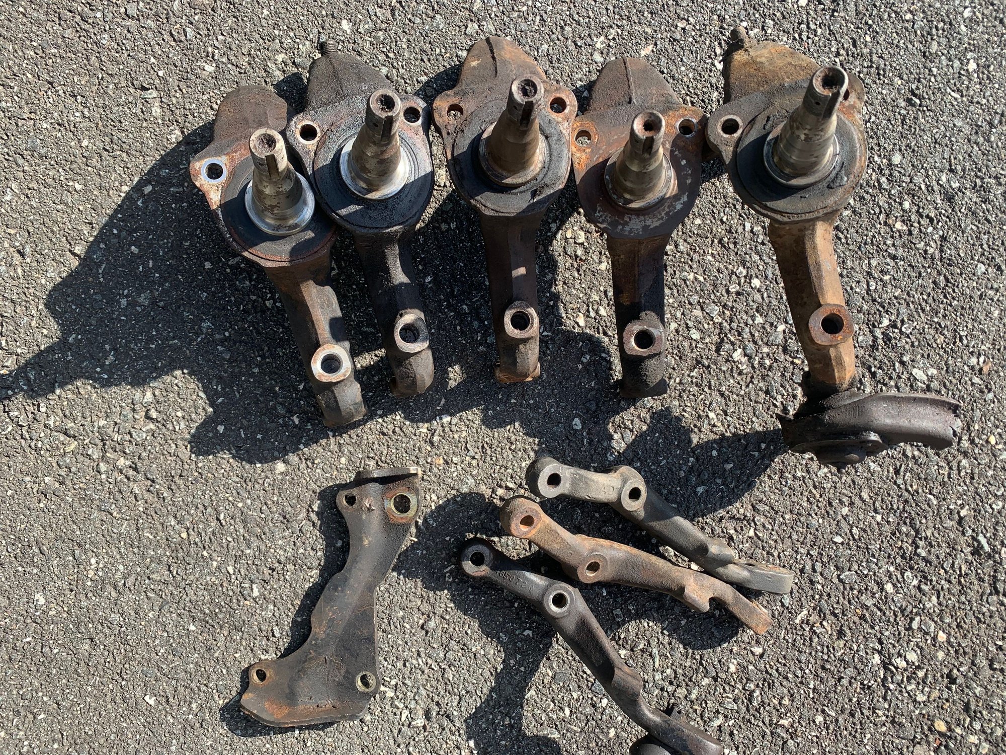 FS (For Sale) 69up Front spindles , steering arms, caliper bracket ...