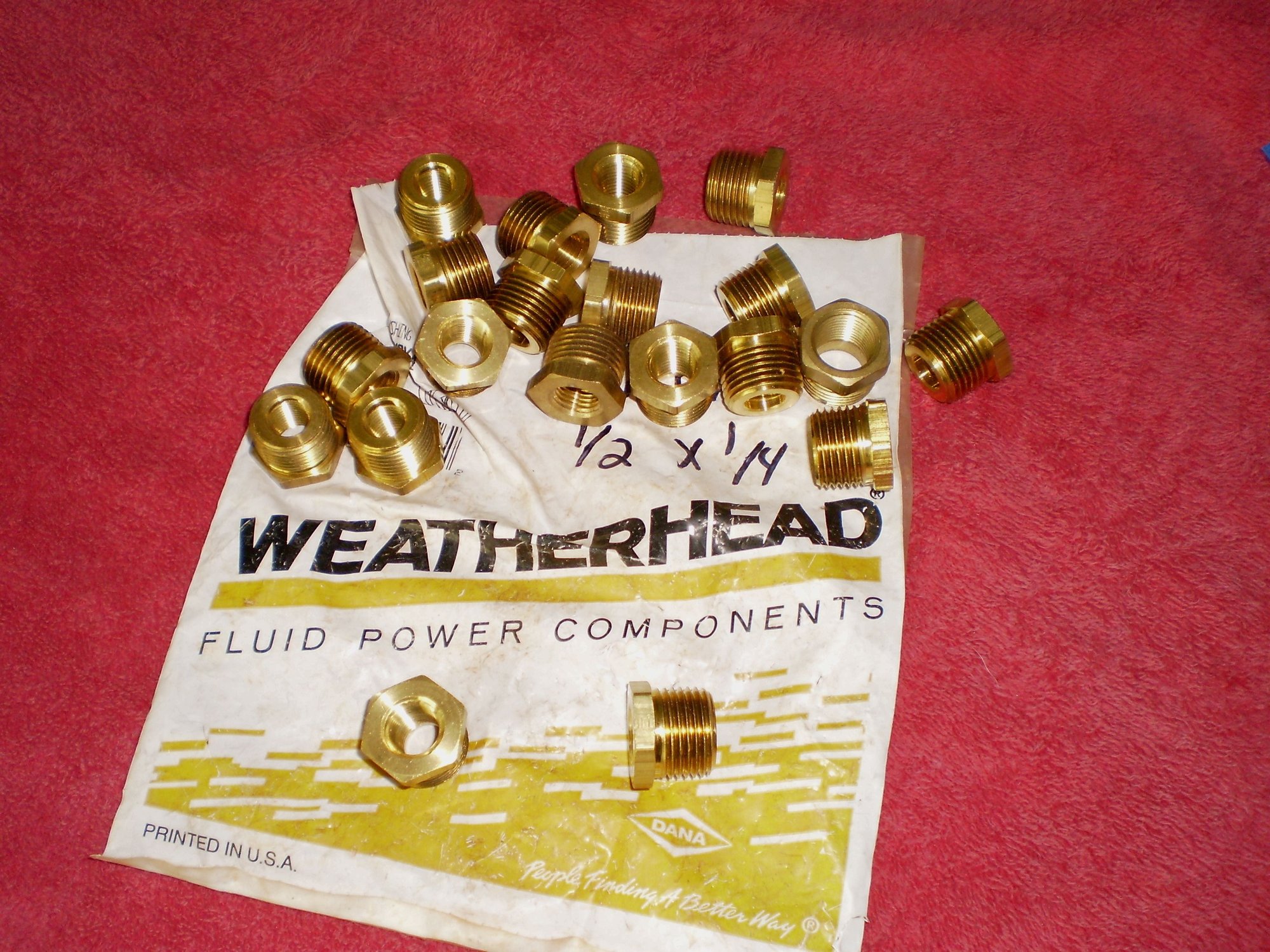 FS (For Sale) RARE NOS 1966,1967,1968 2-Bolt Main 427 Weatherhead Brass ...