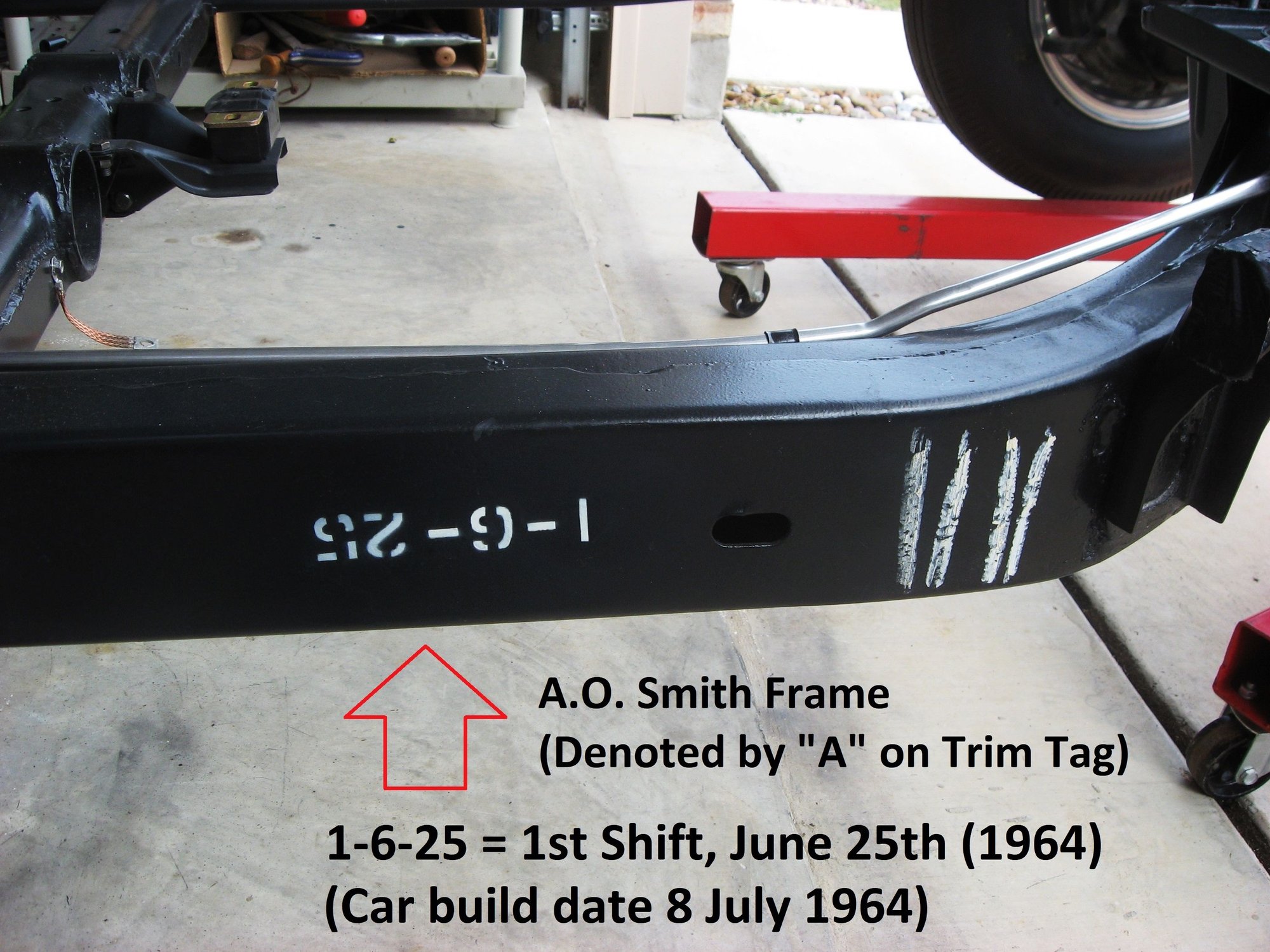 C2 64 late production frame stencil question - CorvetteForum ...