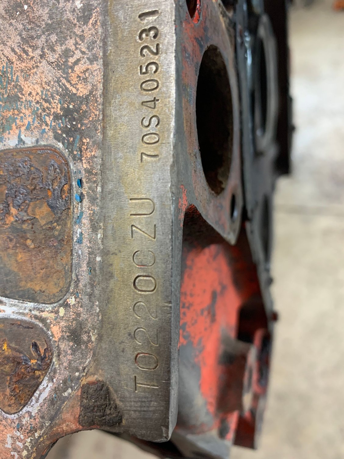 engine stamps and the world's thinnest deck cut? - CorvetteForum ...