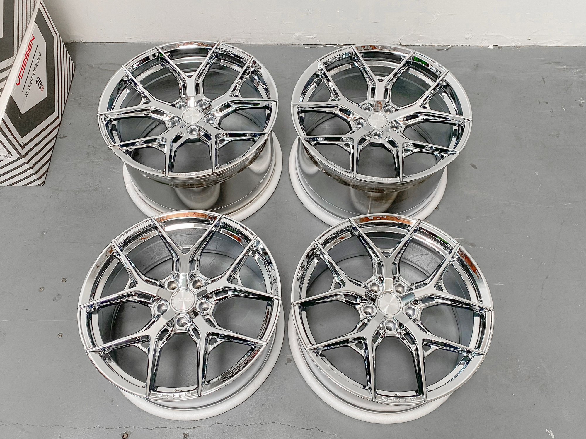 FS (For Sale) Exclusive Vossen HF-5 Chrome Plated Wheels for your ...