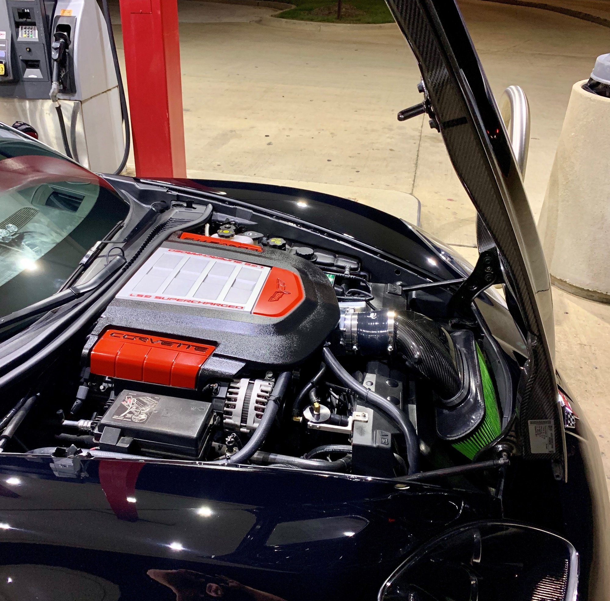 FS (For Sale) Custom LS9 Supercharger/Engine cover - CorvetteForum ...