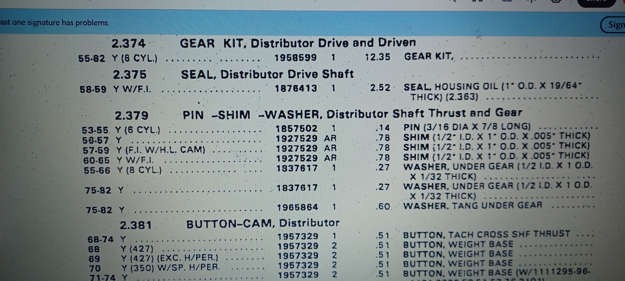 74 BB 454 new Distributor - CorvetteForum - Chevrolet Corvette Forum ...