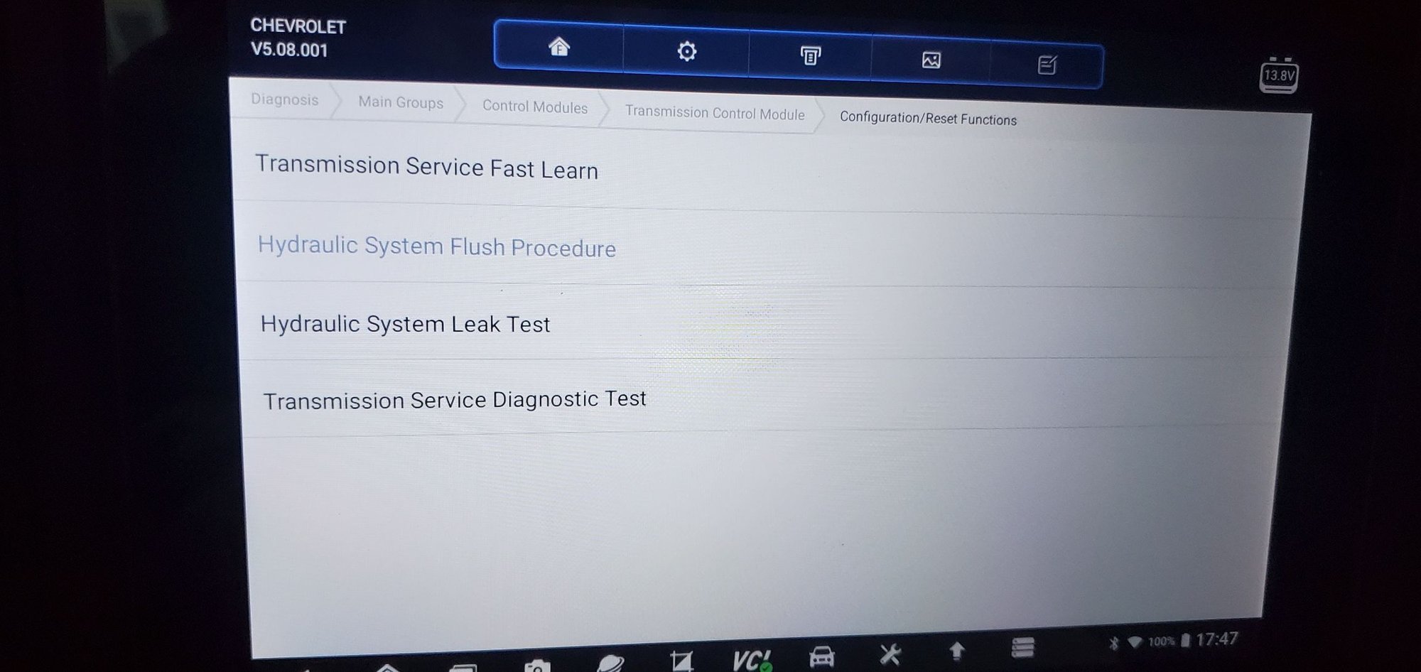 DCT Hydraulic Flush Procedure (AC DELCO MDI2 & GM GDS2) - Page 4 ...