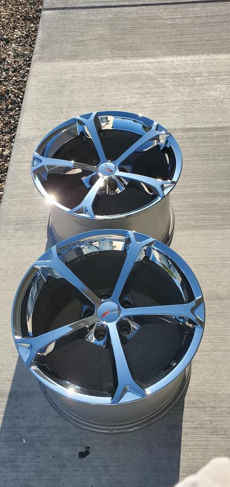 FS (For Sale) GM OEM Chrome Grand Sport Rims - CorvetteForum ...