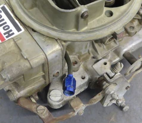 Specific plumbing to attach boost referenced carb to manifold vacuum ...
