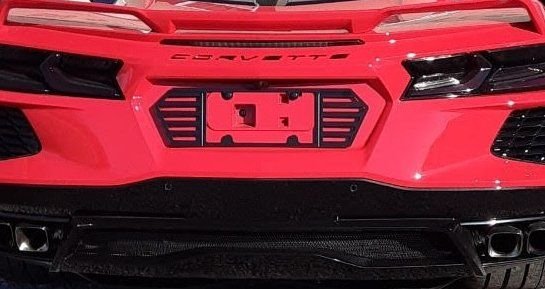 Check out This Deal on Billet Aluminum License Plate Frames for Your C8 ...