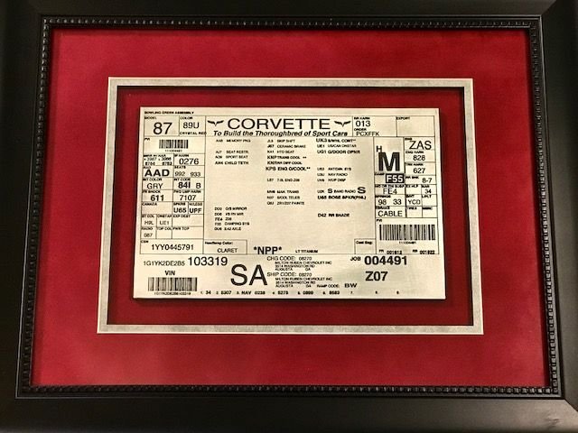 ZR1 Build Sheet/Window Sticker through NCM - Page 2 - CorvetteForum ...