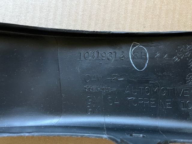 FS (For Sale) C5 OEM Front Air Dam and Side Panels - CorvetteForum ...