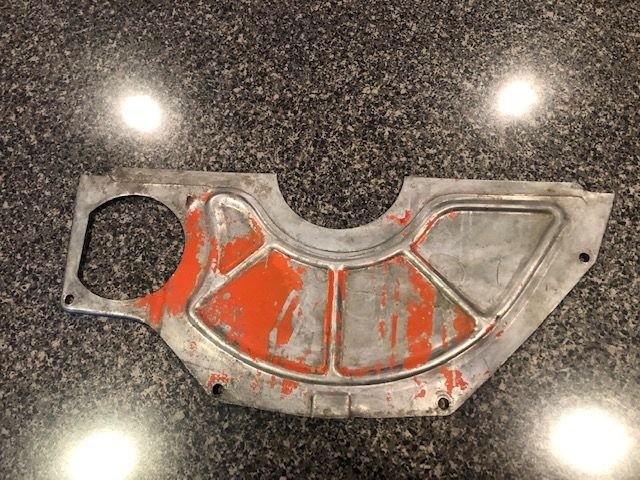 Correct finish/color for 327 engine flywheel inspection cover ...