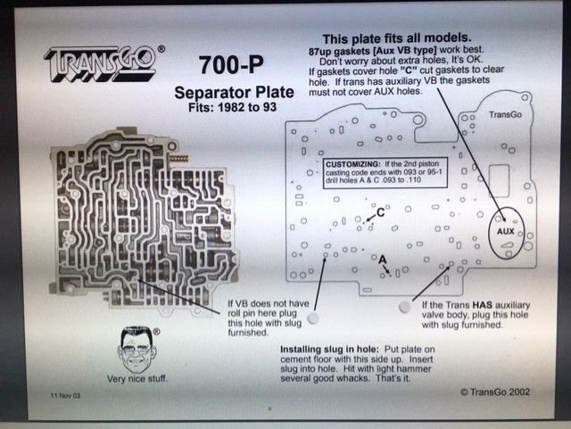 700r4/4L60 transmission valve question - CorvetteForum - Chevrolet ...