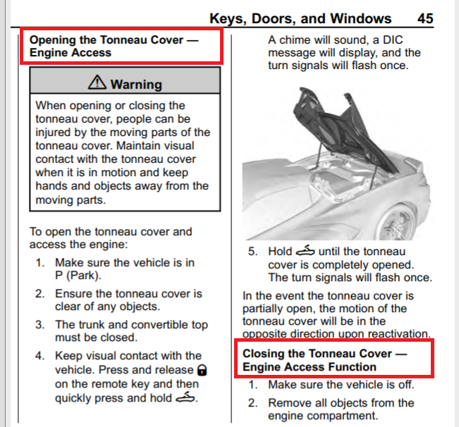 How You Open the Engine Compartment ??? - CorvetteForum - Chevrolet ...