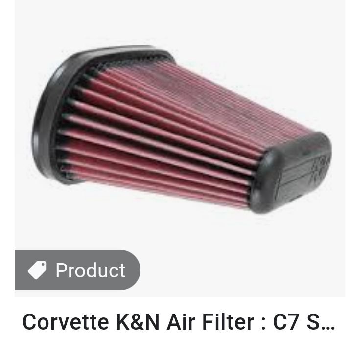 FS (For Sale) New K&N air filter for C7 - CorvetteForum - Chevrolet ...