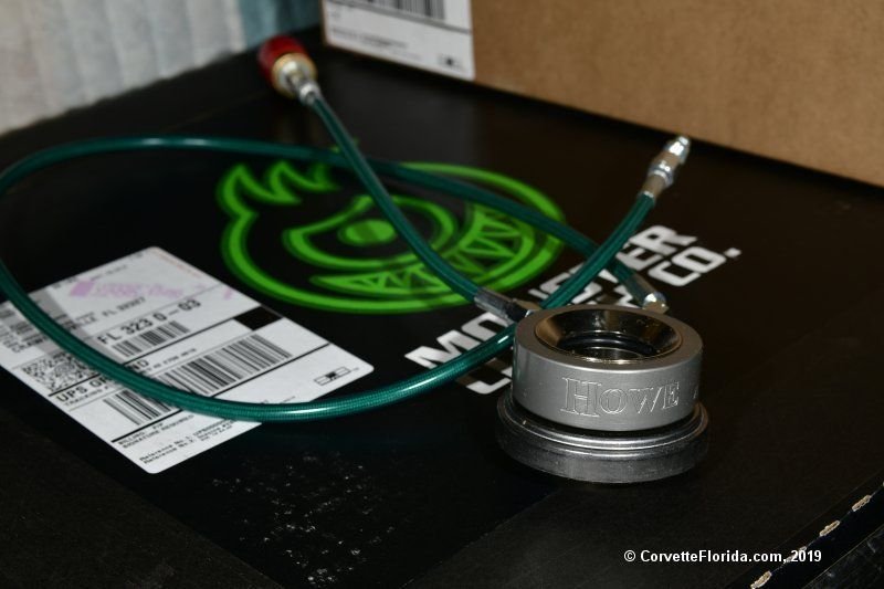 Billet Howe slave cylinder with Monster triple disk clutch ...