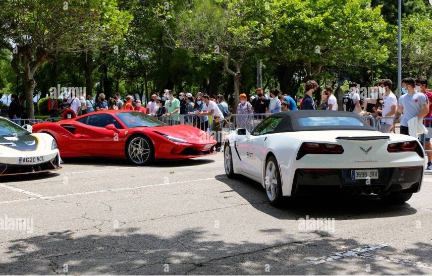 Supercar Day- Spain - featuring base C7 with Ferrari, Lambo, McLaren ...