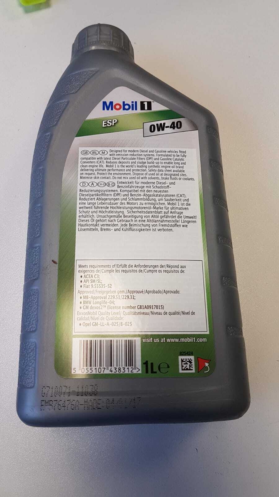 Is Mobil 1 ESP X3 0-40 correct oil? - Page 2 - CorvetteForum ...