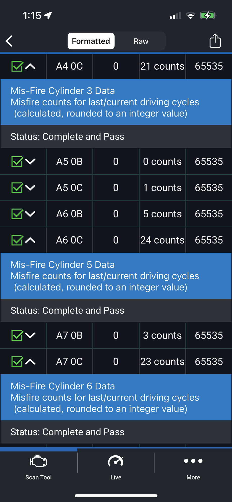 Please help reading data log - c7 z06 misfire - CorvetteForum ...