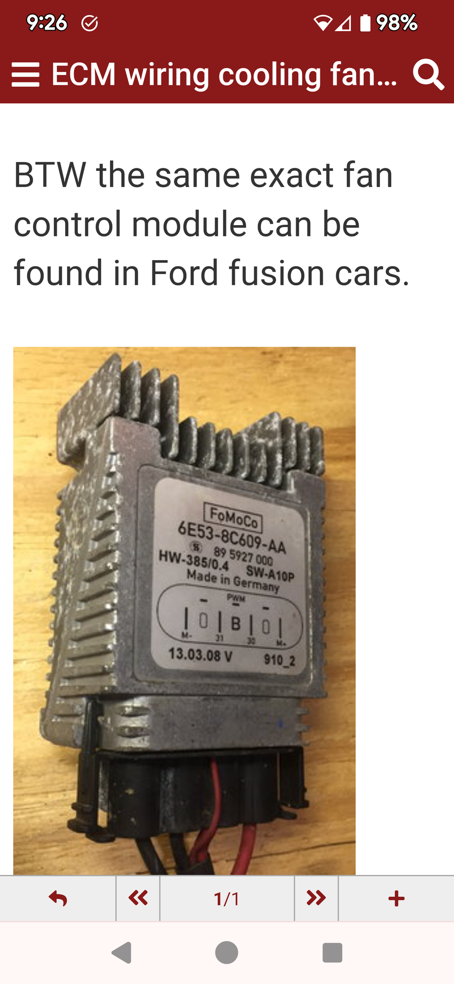 Cooling Fan Module - CorvetteForum - Chevrolet Corvette Forum Discussion