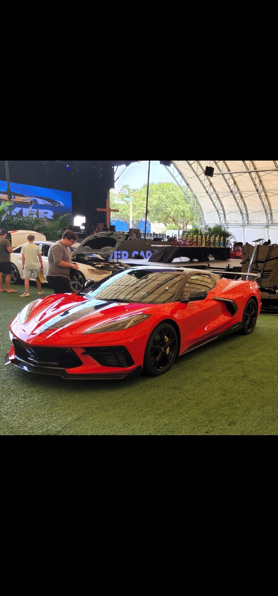 C8 Corvette Painted Frunk Compartment Filler Covers - 3pc Kit ...