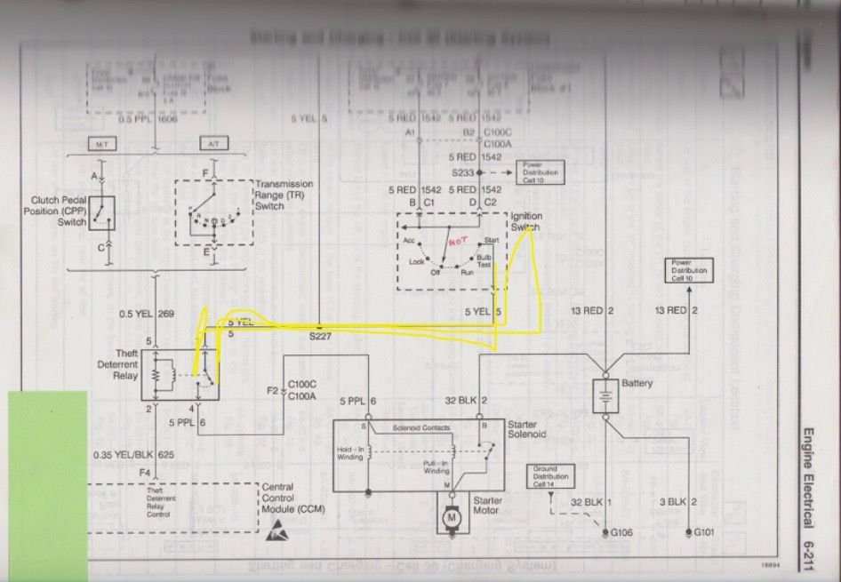 Wiring diagram help 95 corvette - CorvetteForum - Chevrolet Corvette ...