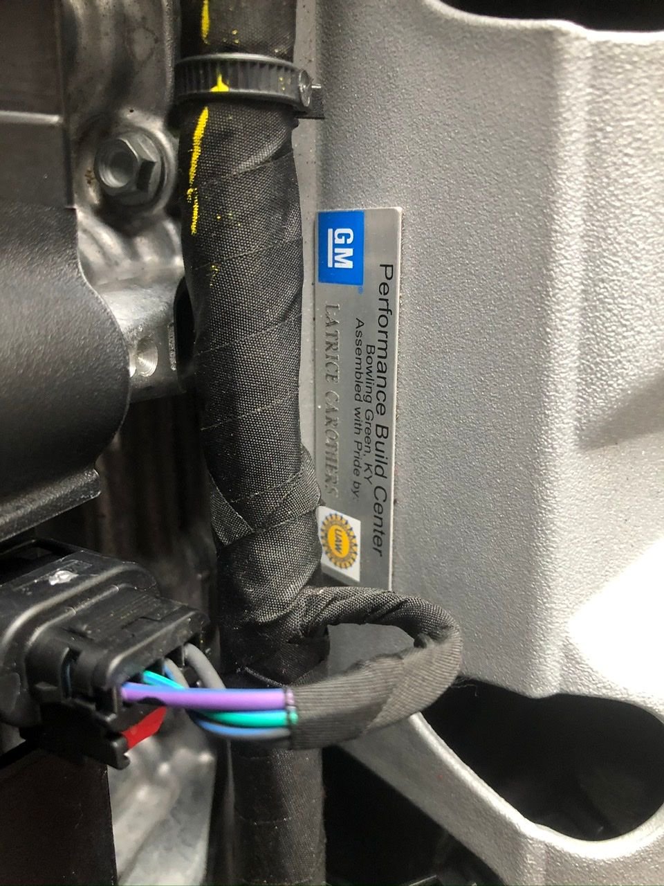 Performance center engine plaque - CorvetteForum - Chevrolet Corvette ...