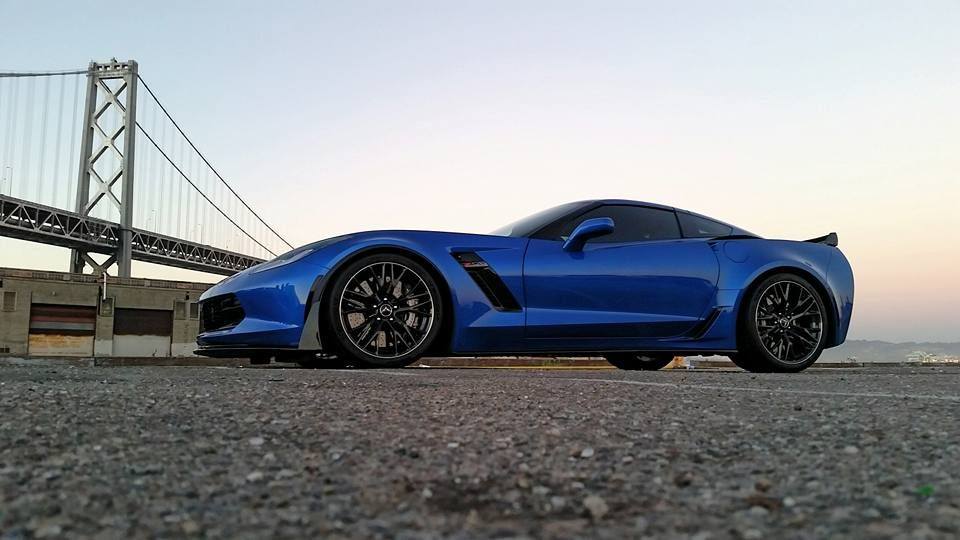 Laguna Blue - Callaway Delivery Day on another great looking SC757 Z06 ...