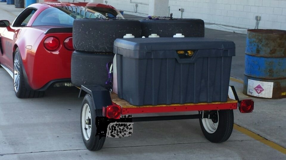 FS (For Sale) Tire trailer w locking toolbox for HPDE, track or ...