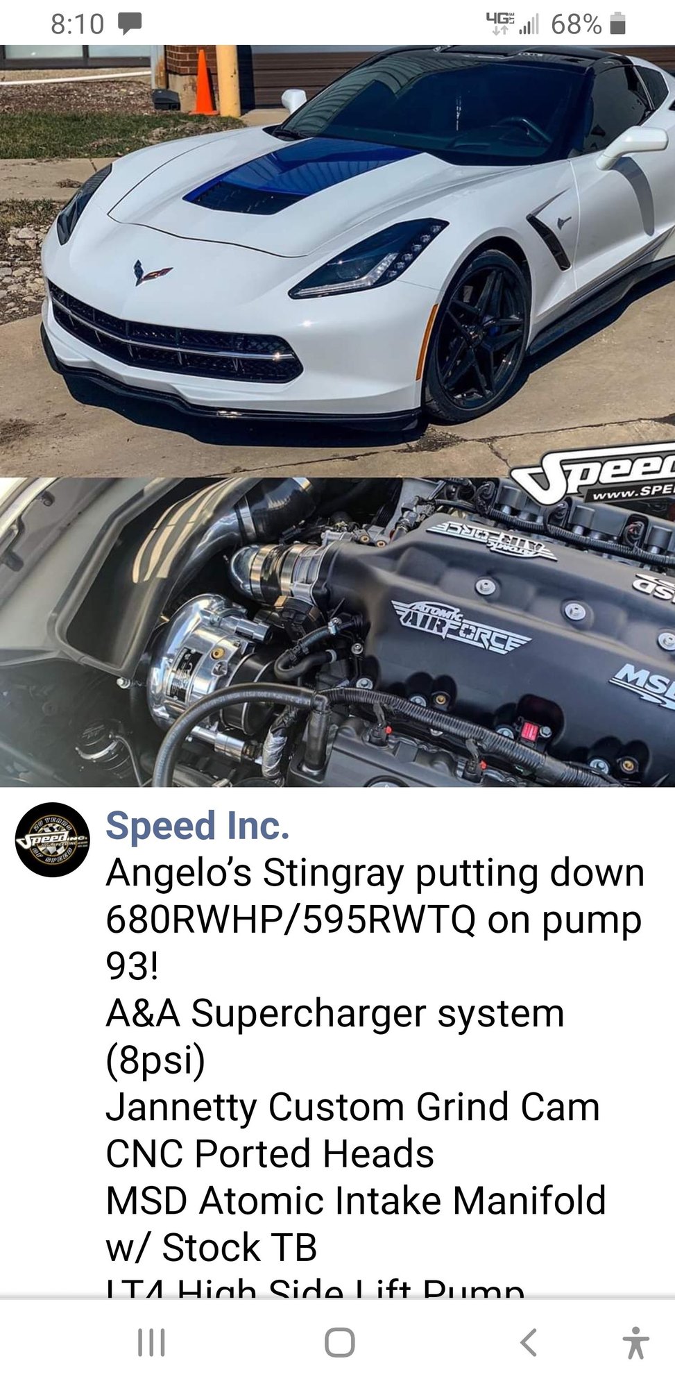 My C7 Stingray build and results - CorvetteForum - Chevrolet Corvette ...