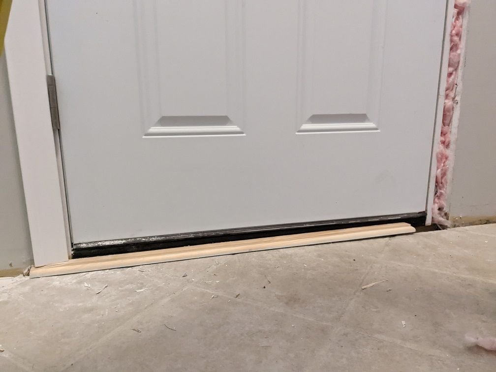 Extending threshold new door.. - DoItYourself.com Community Forums