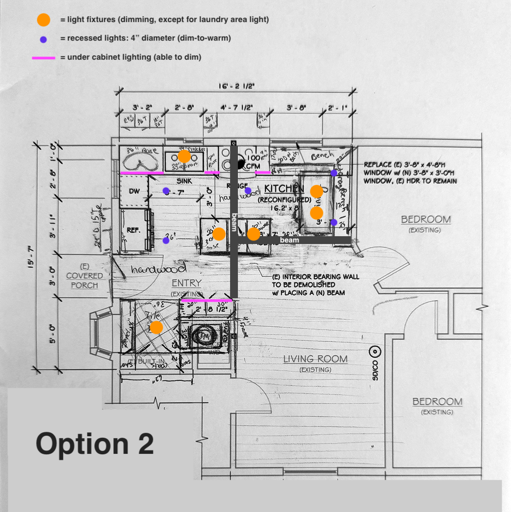 Where (and how many) recessed lights should I put in my kitchen/dining ...