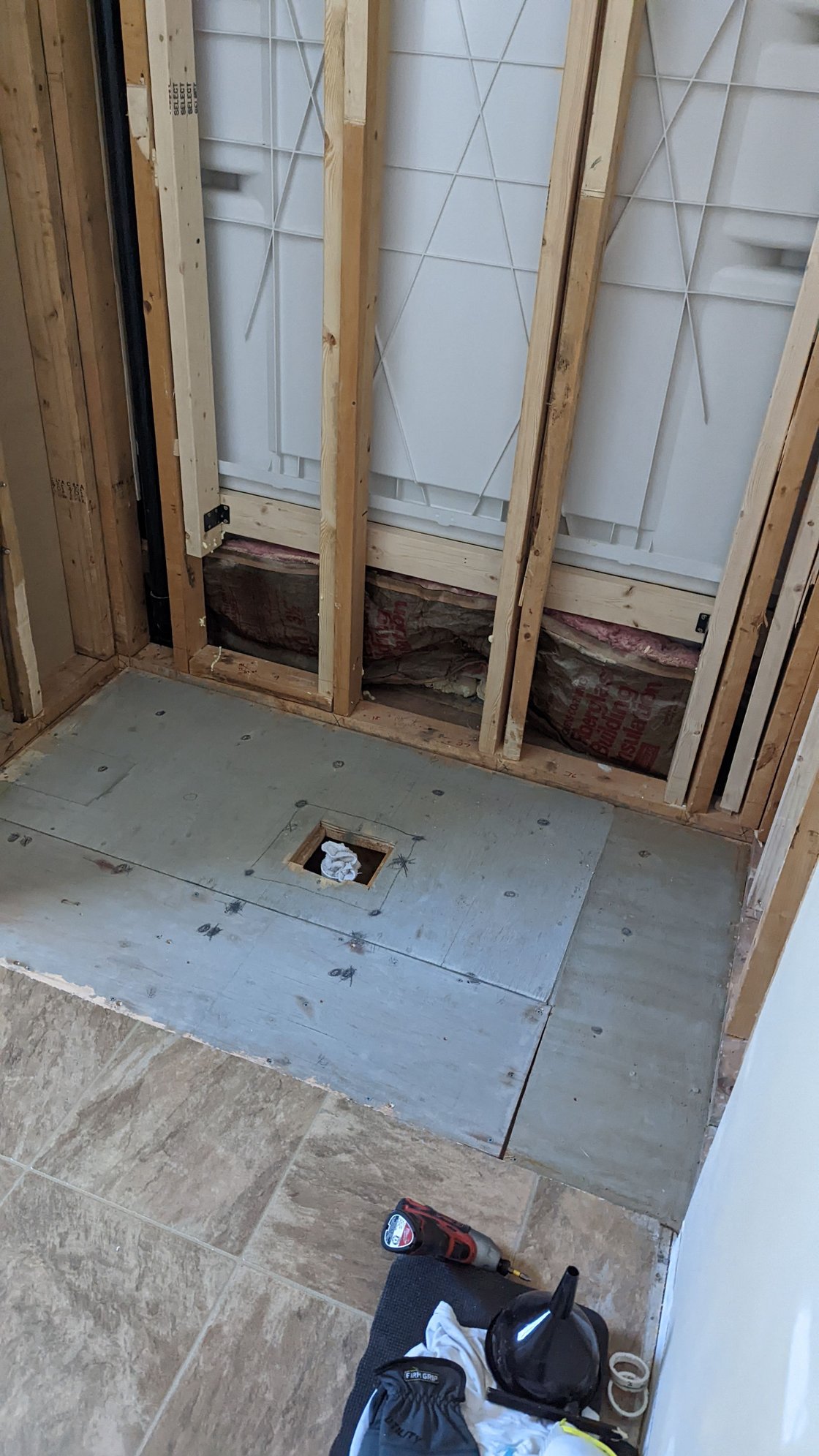 Mortar Under Shower Base Need Tips Community Forums