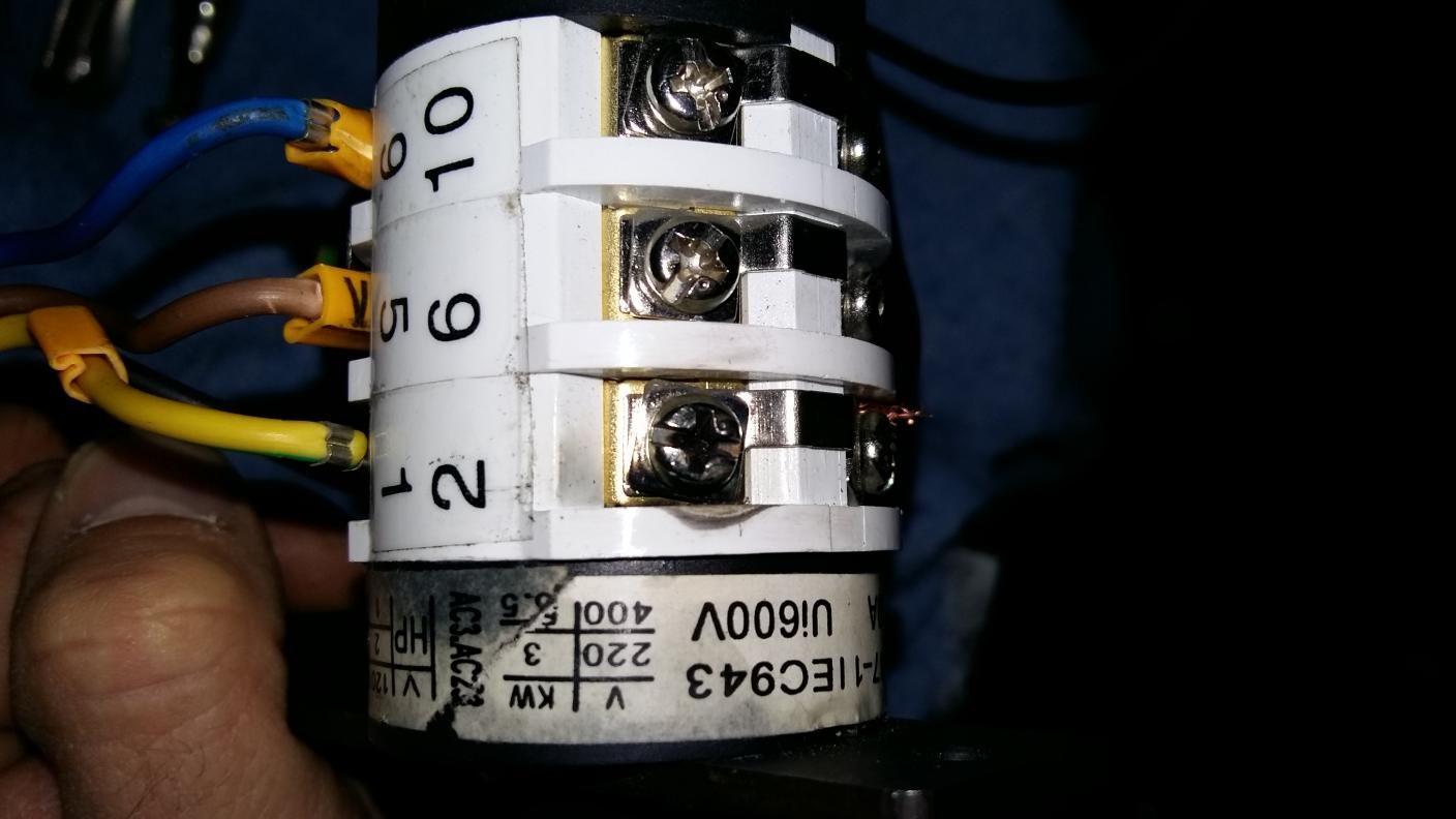 Trying to hook up tire changer motor to switch - DoItYourself.com ...