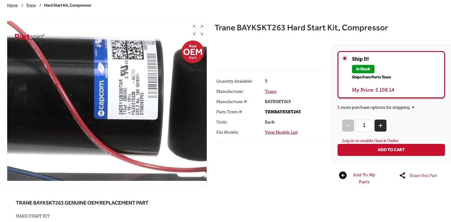 start capacitors help; mine is no longer MFG - DoItYourself.com ...