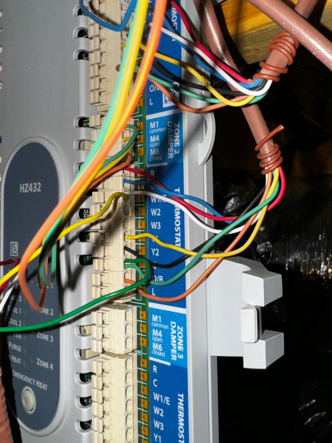 Wiring an 800 Aprilaire with Model 62 Humidity Control , with HZ432 HW ...