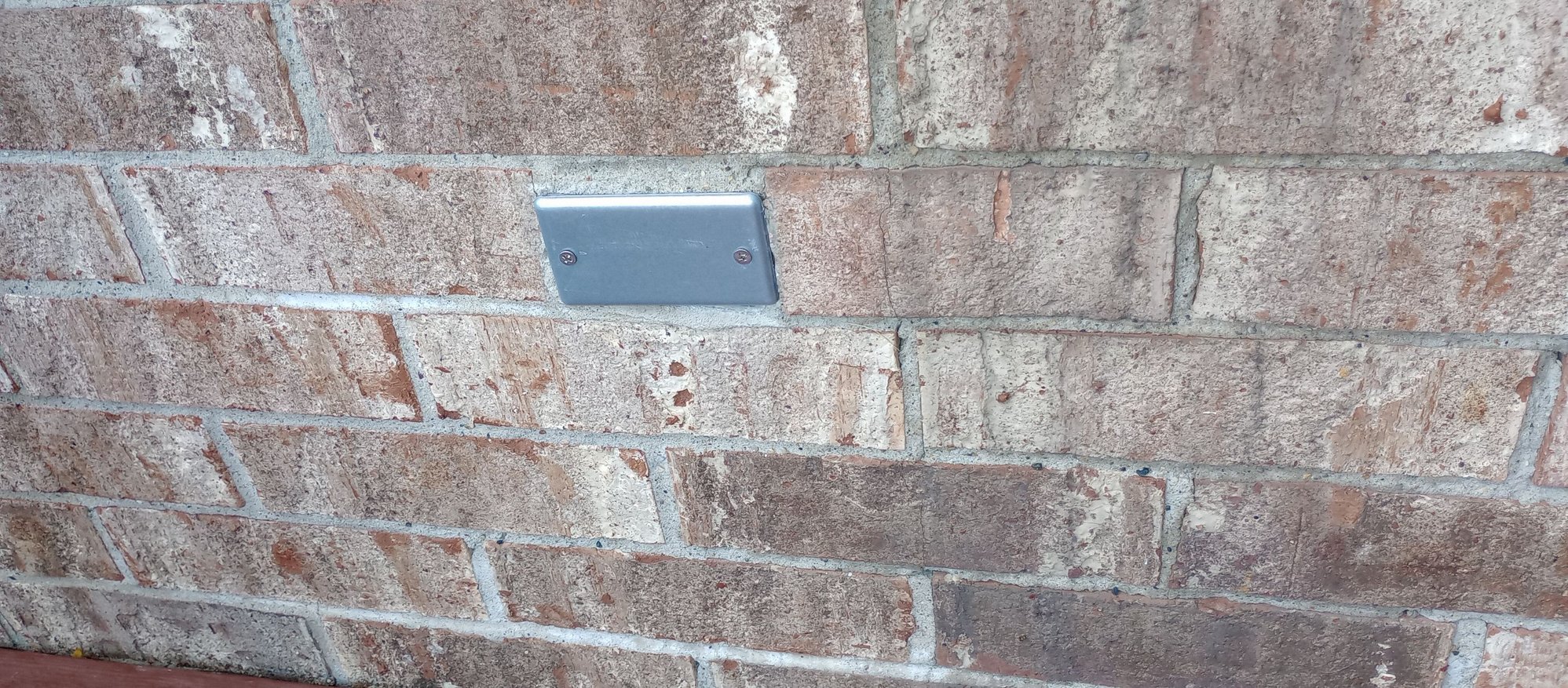 Exterior Receptacle with long broken screw heads - DoItYourself.com ...