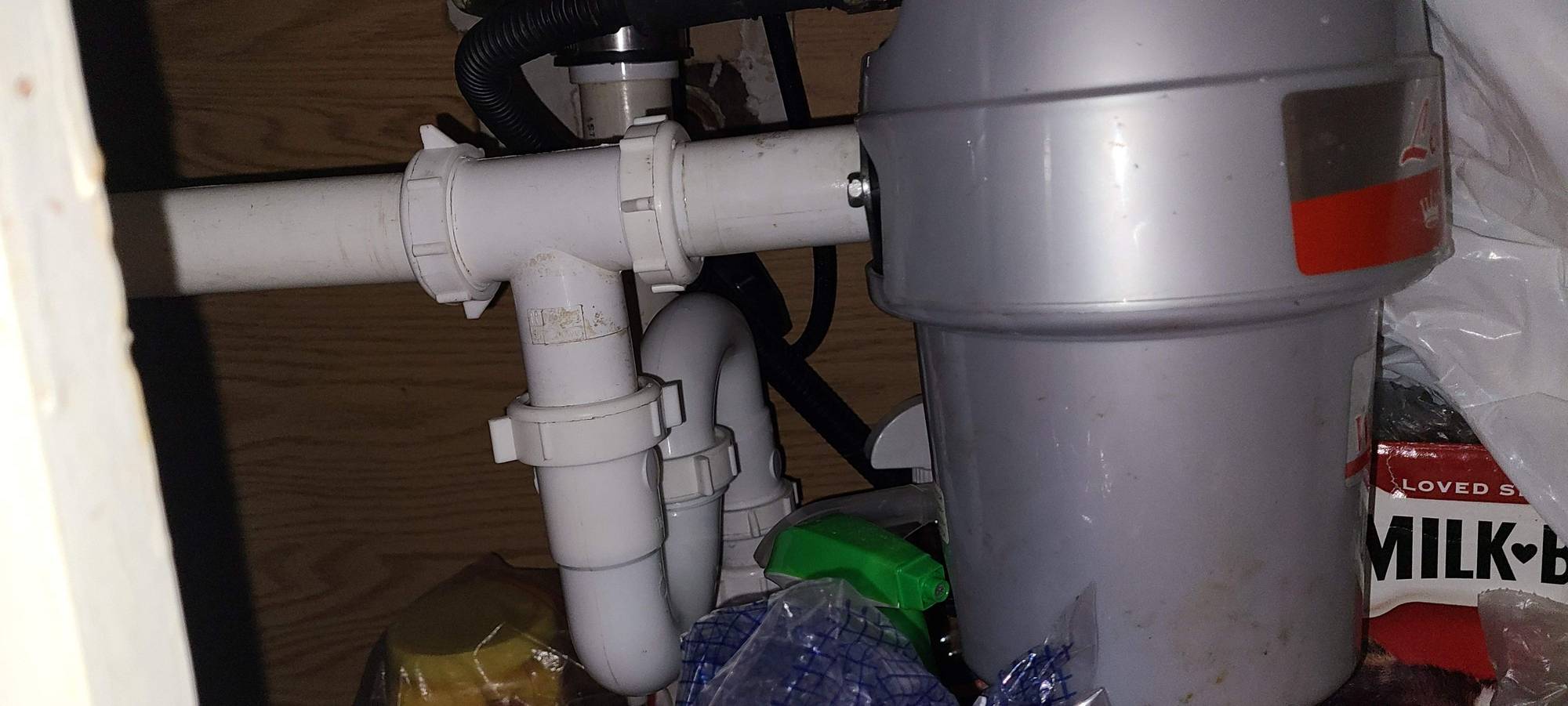 Kitchen sink gargling when running laundry - DoItYourself.com Community ...