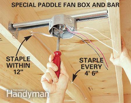 Electrical Box Celling Fan Rated? - DoItYourself.com Community Forums