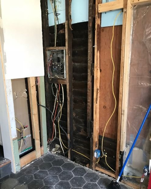 Wiring Routing below new panel - DoItYourself.com Community Forums