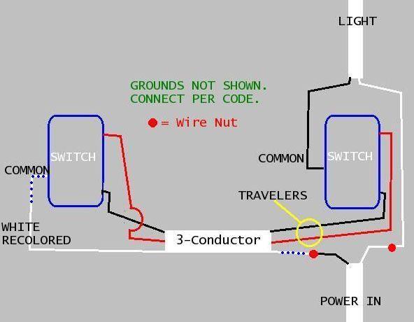 Three way switches. - DoItYourself.com Community Forums