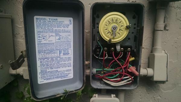 Intermatic T104R won't turn pump on, but does turn it off ...