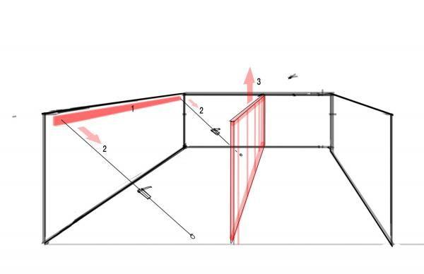 garage with leaning wall and sagging roof line - DoItYourself.com ...